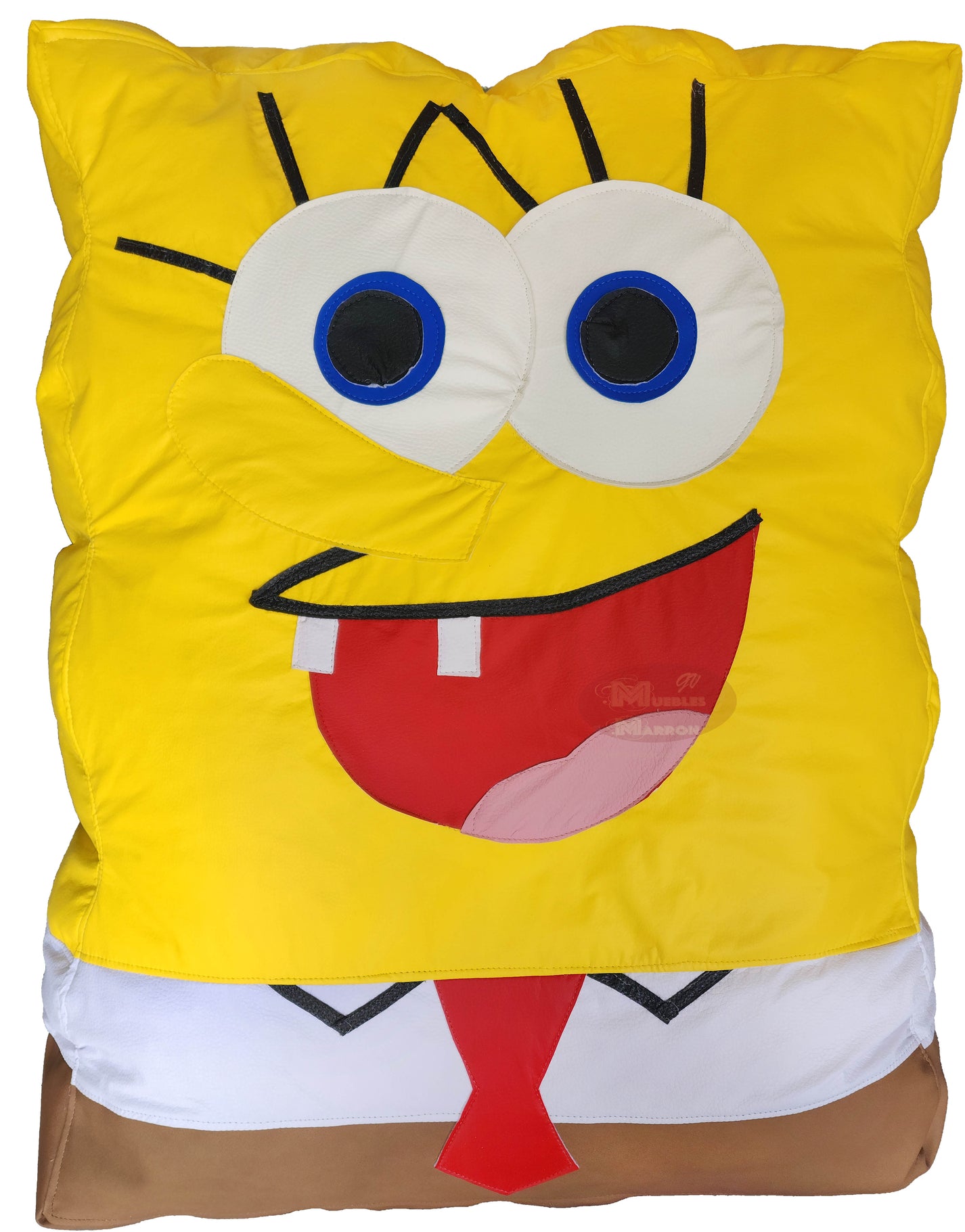 Sillón Infantil Puff Personajes Bob Esponja – Muebles Marrón